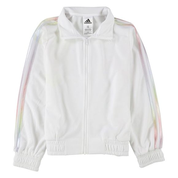 adidas | Jackets & Coats | Adidas Girls Iridescent Stripe Track Jacket ...